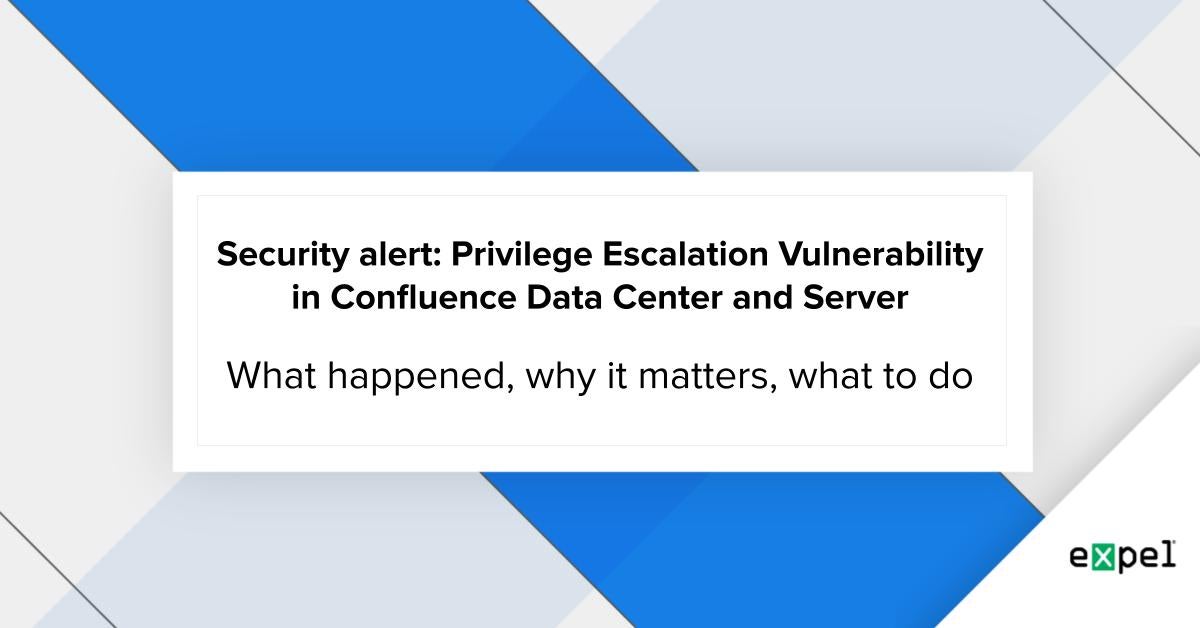 Security alert: privilege escalation vulnerability in Confluence Data ...