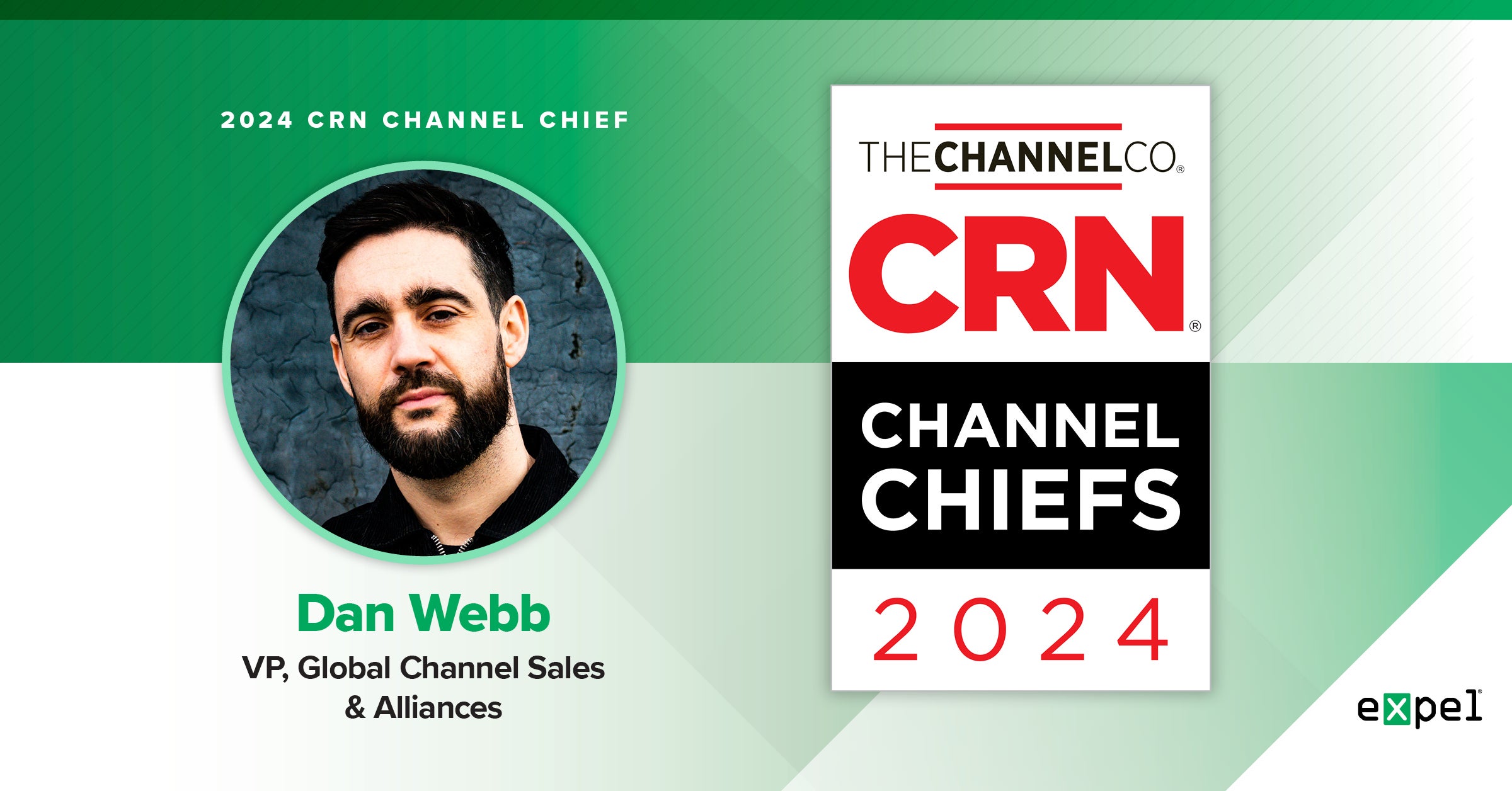Dan Webb of Expel Recognized as 2024 CRN® Channel Chief | Expel