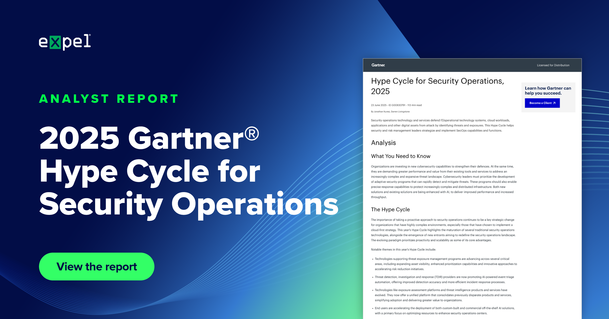 Hype Cycle™ for Security Operations, 2025 by Gartner® | Expel