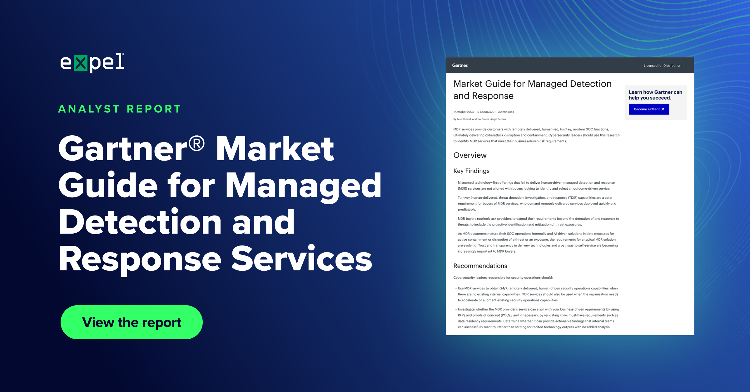 The Complimentary 2025 Gartner® Market Guide for Managed Detection ...